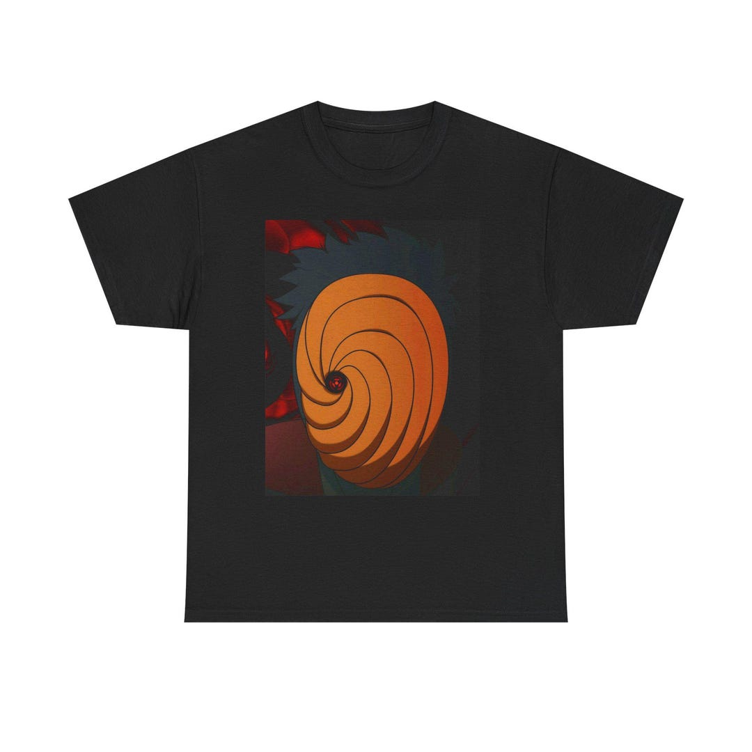 Spiral Mask Intrigue: Obito Uchiha Fan Tee - Etsy Canada