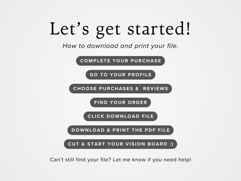 2026 Vision Board Kit Black Girl Goals Vision Board PNG Printable Goals ...