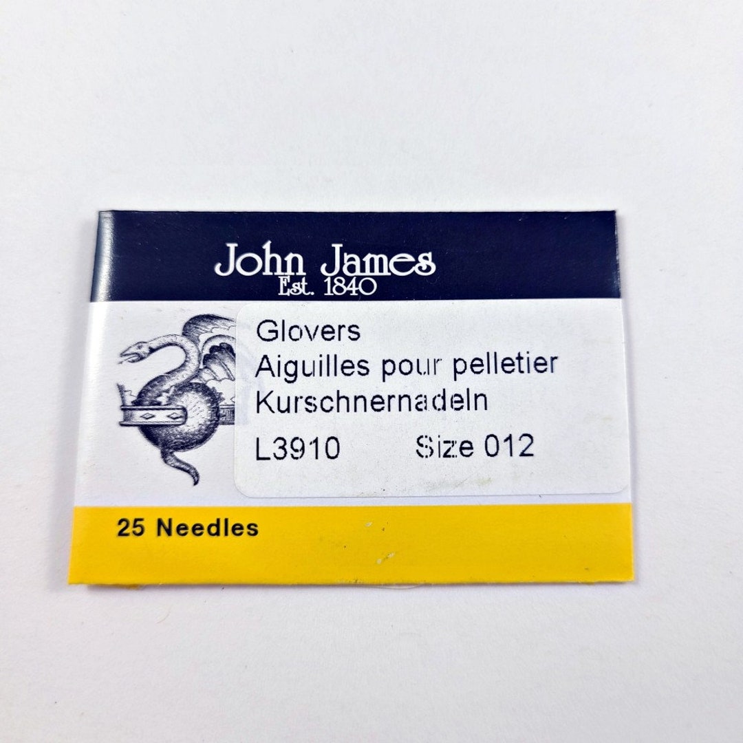 John James Glover Needles Size 12 L3910 25 per Pack - Etsy