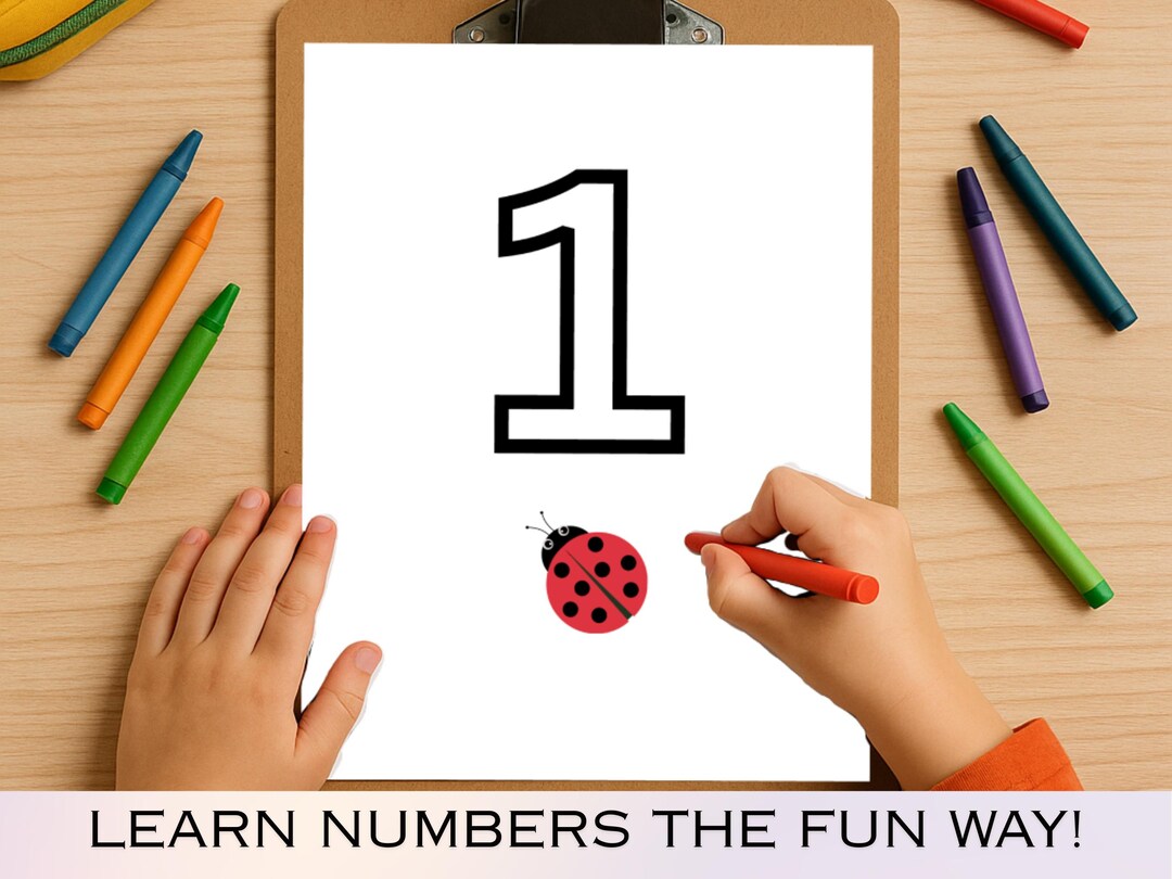 Numbers Coloring Pages 1-10~ Preschool Counting Worksheets ~ Printable ...