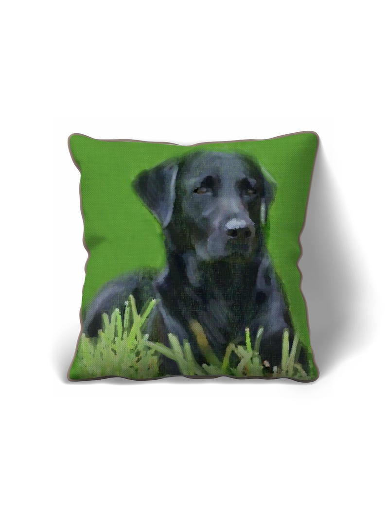 Black Labrador Retriever Oil Painting in Green Grass – Summer Printable Wall Art & Gifts - Etsy