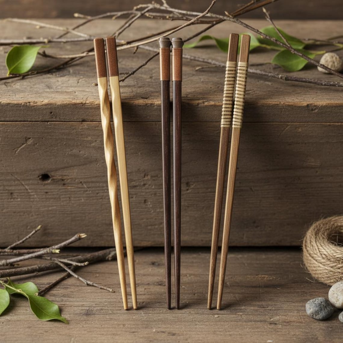 Minimalist Japanese Bamboo Chopsticks - Unique Gift - Etsy