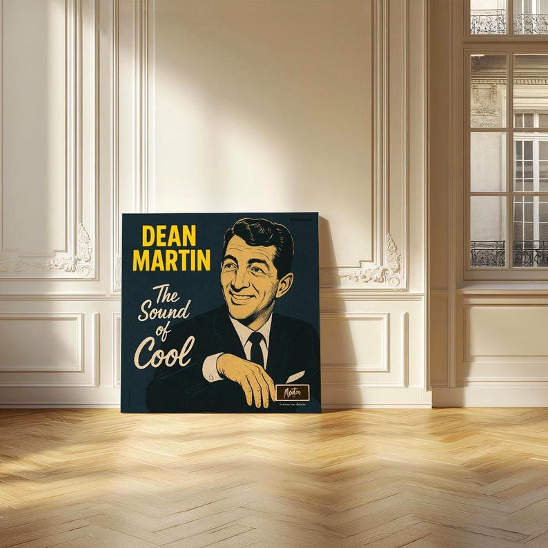 Dean Martin "the Sound of Cool" Album Cover Art Print - Etsy