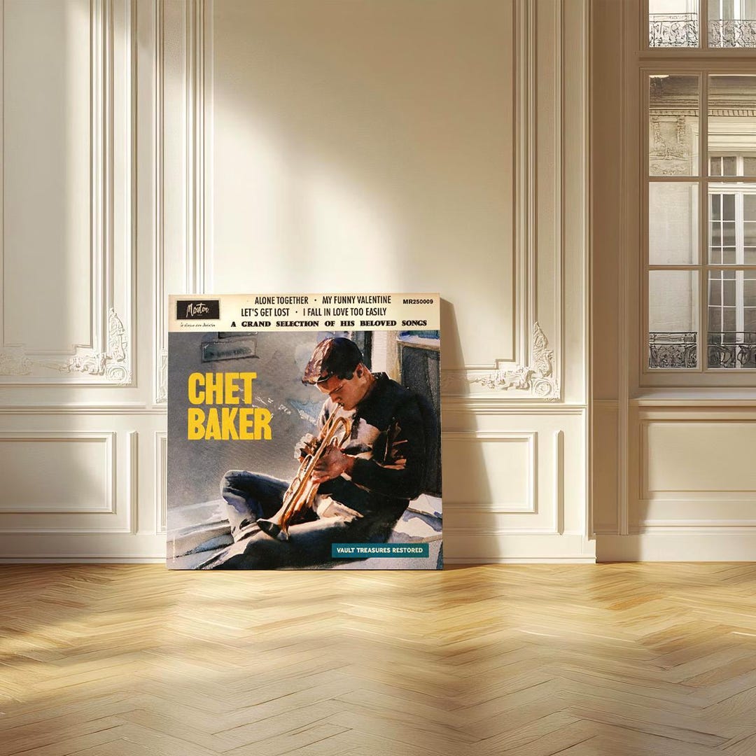 Chet Baker Album Cover Art Print | Vintage Jazz Poster (digital ...