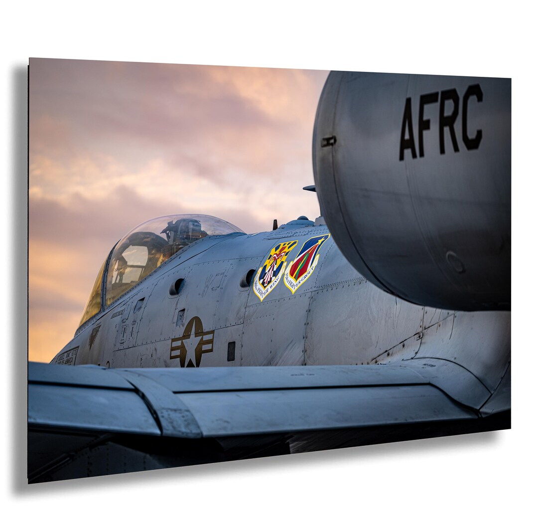 A10 Warthog Aircraft Photo Print Military Jet Wall Art USAF Airplane ...