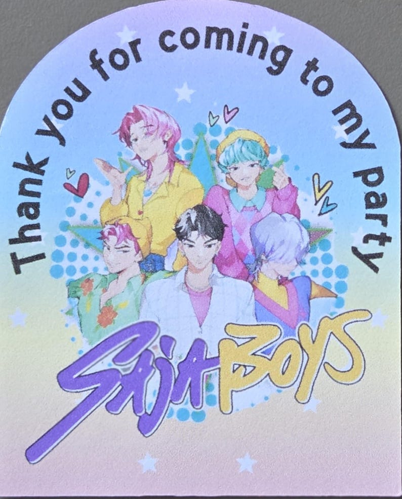 Kpop Demon Hunter Thank You Note - Etsy