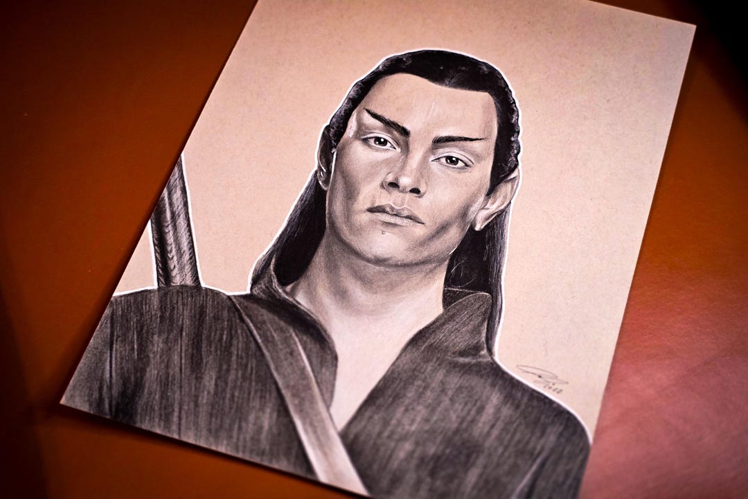 Elnor Star Trek: Picard Hand-drawn Portrait - Etsy