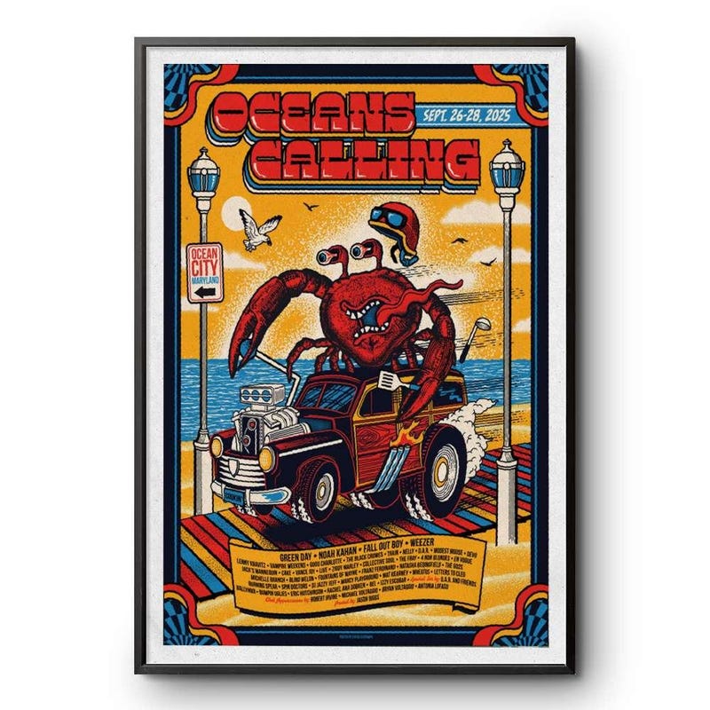 Poster Ocean City Md - Etsy