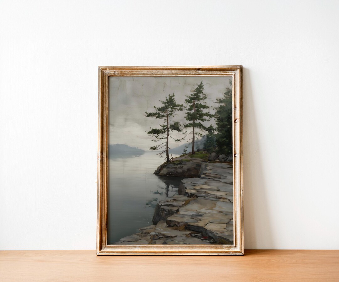 Pine Tree School Art, Pine Tree Vintage Poster, Pine Tree Printable ...