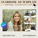 Editable Half Page Yearbook Ad Template: Canva (8.5x5.5 Inches) - Etsy