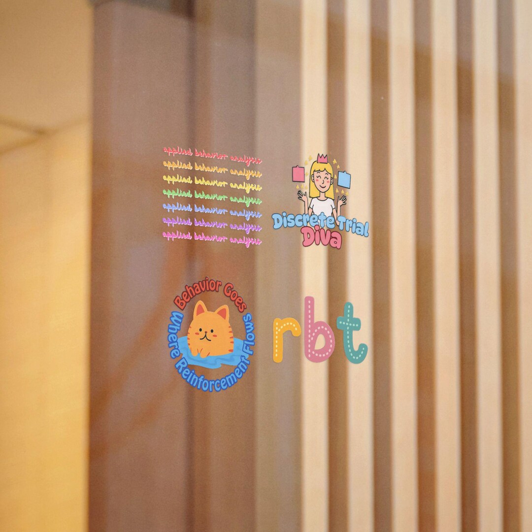 ABA Stickers: Colorful Die-cut Stickers for Therapists and Teachers - Etsy