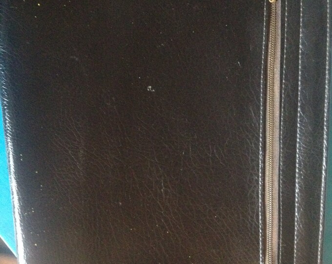 Vintage Leather Envelope Portfolio - Etsy