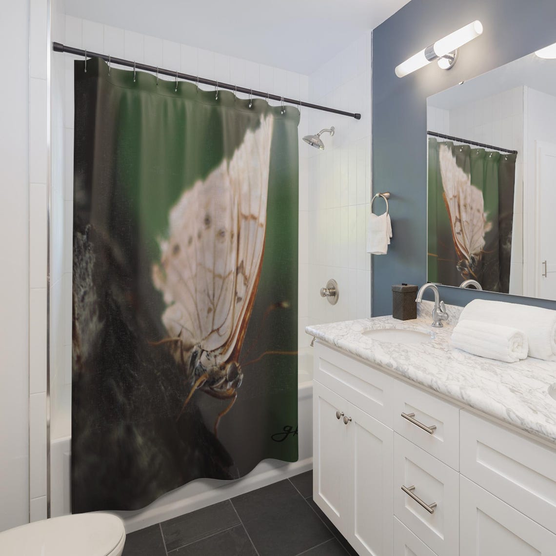 The Bug Shower Curtain - Etsy