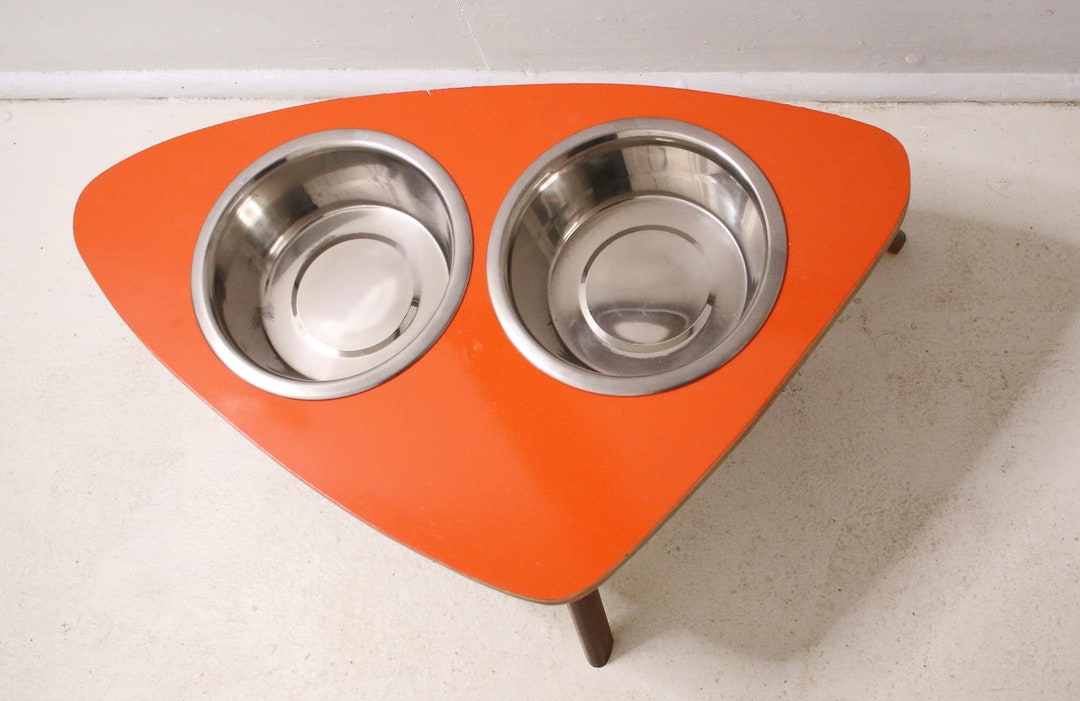 The Astro Atomic Pet Feeding Stand - Etsy