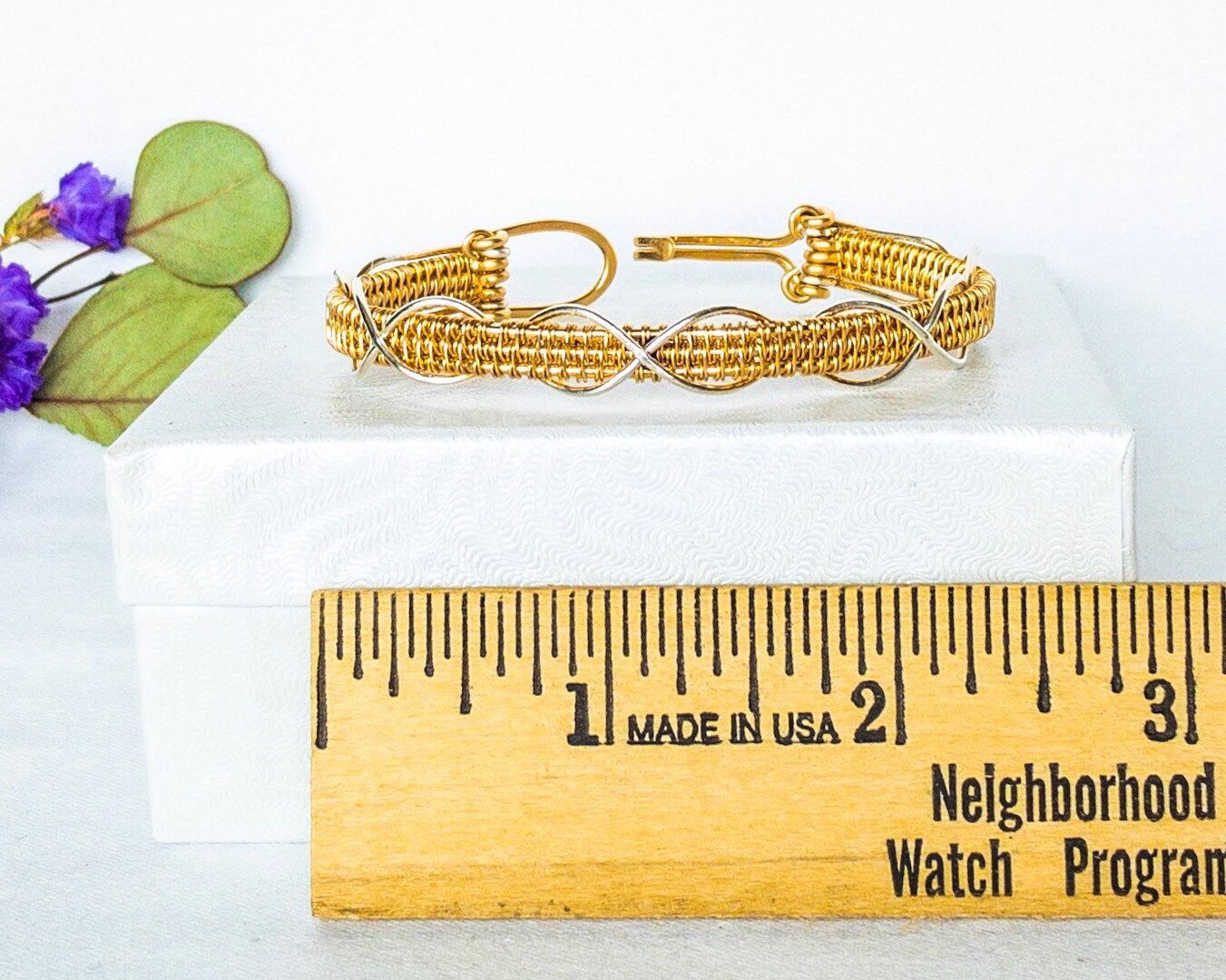 Timeless Statement Wire Woven Bracelet - Etsy
