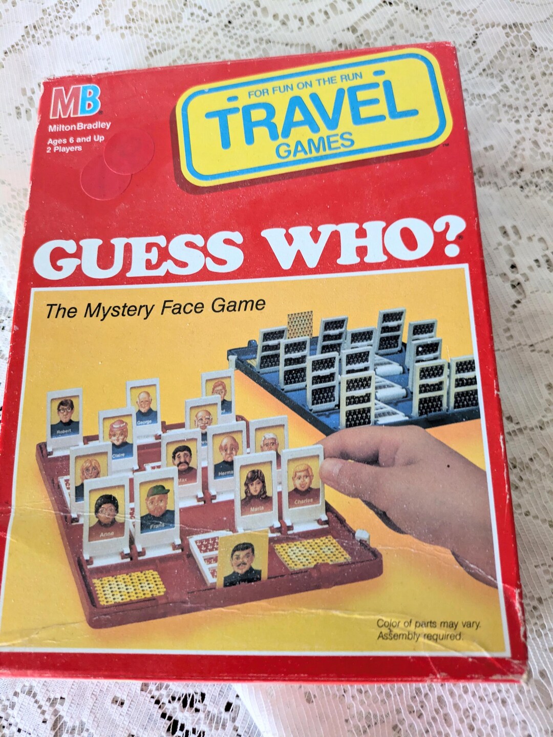 Vintage Guess Who Travel Game - Complete - Etsy