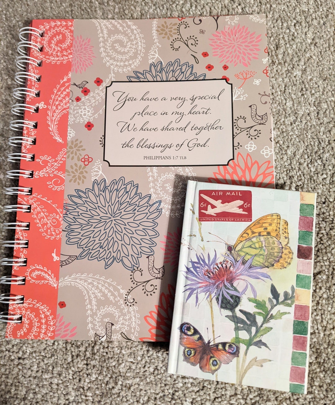 Vintage Greeting Card Holder and Small Address Book, Dayspring ...