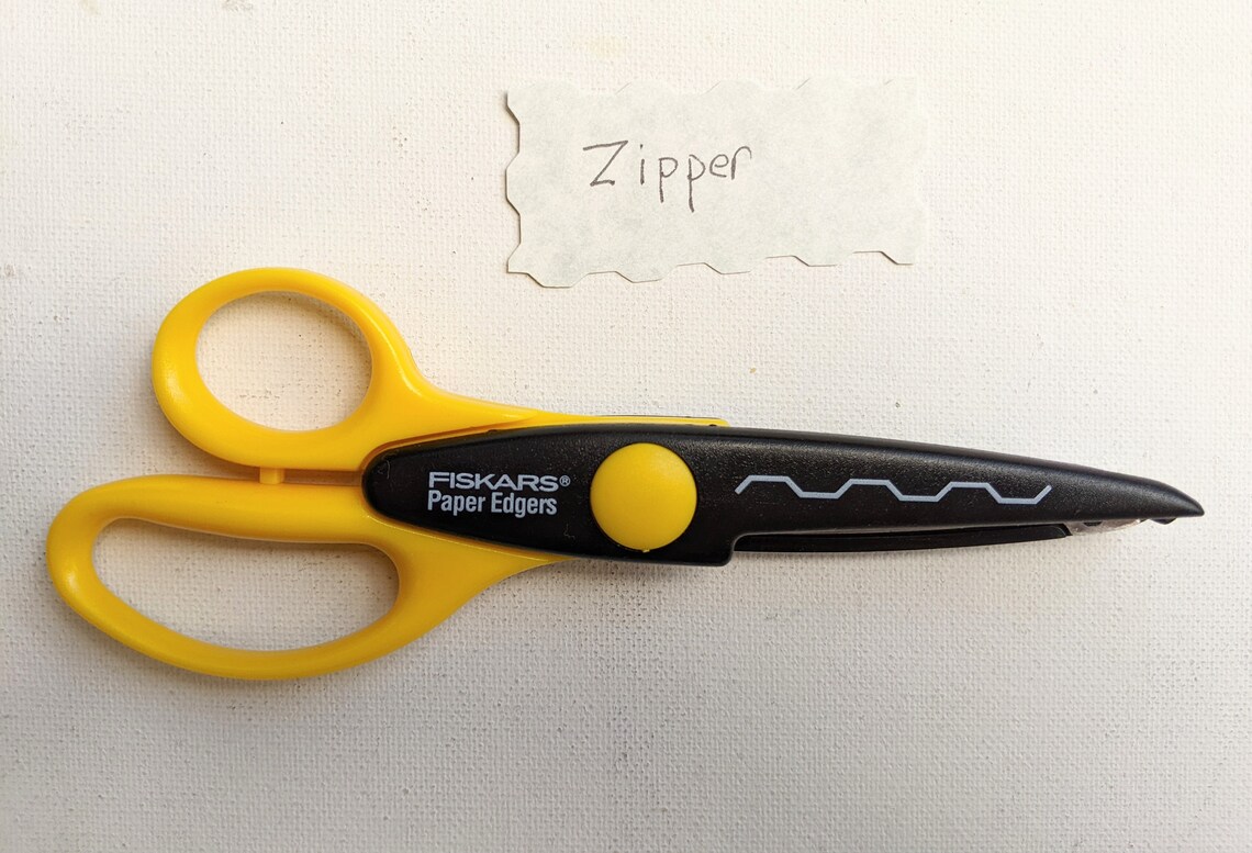 5 Pairs Fiskars Craft Scissors, Paper Edger Scissors, Mini Scallop ...