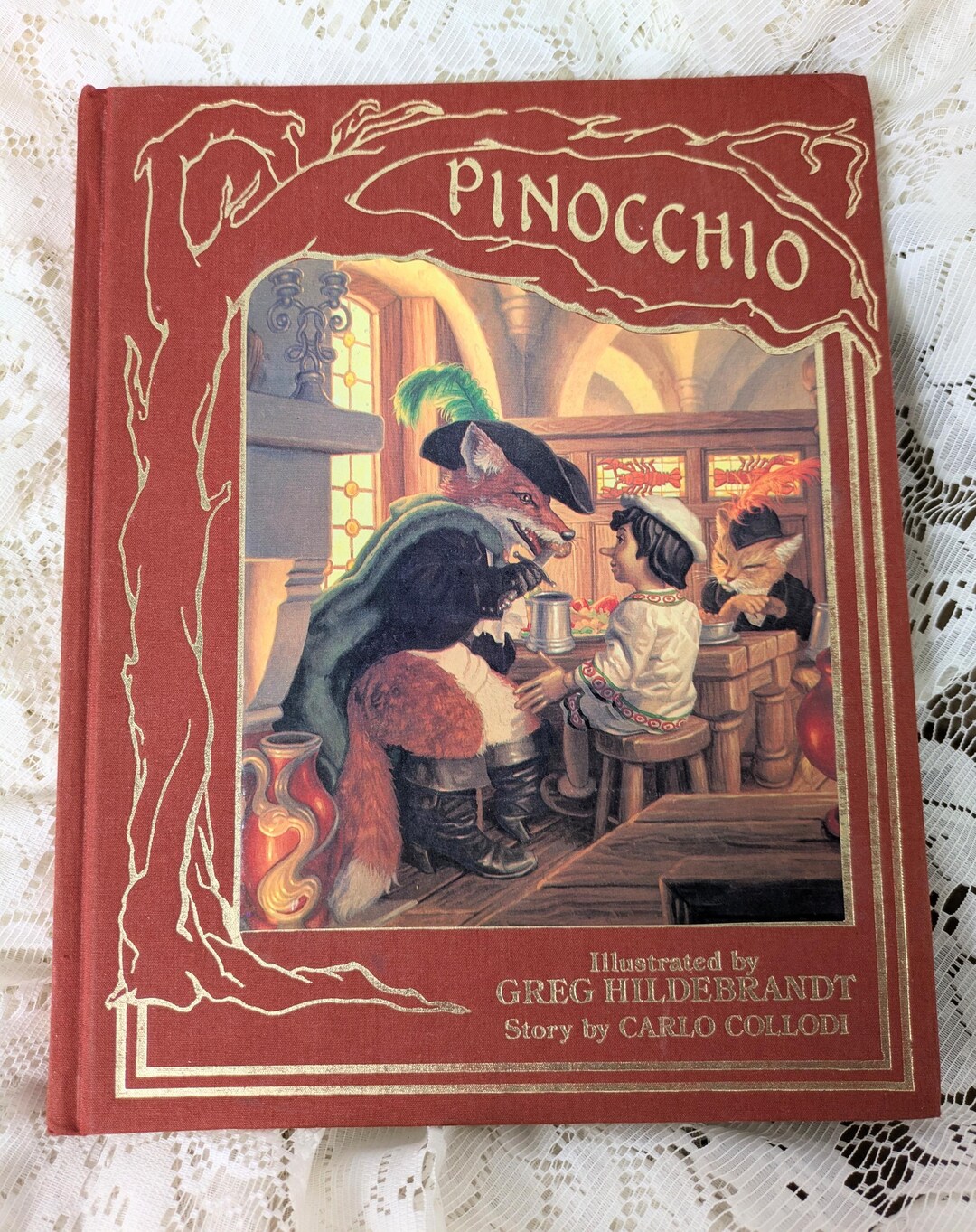 1986 Collectible Pinocchio Illustrated by Greg Hildebrandt, Vintage ...