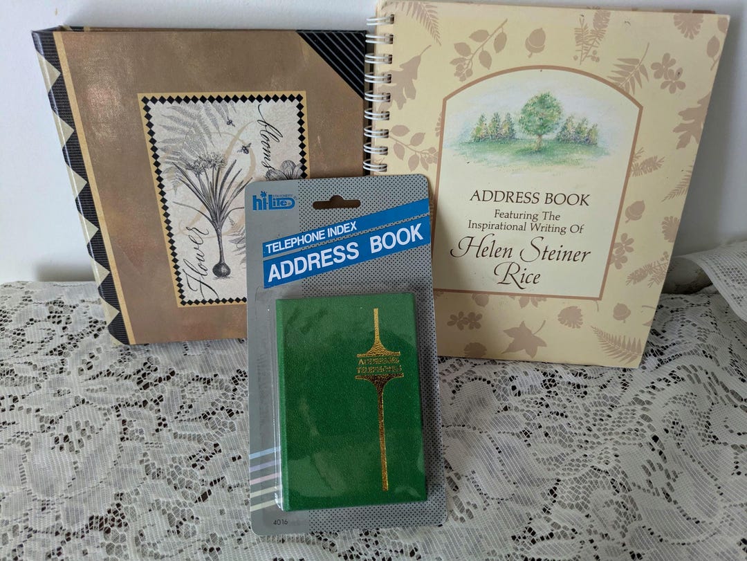 Your Choice Vintage Address Books - Etsy