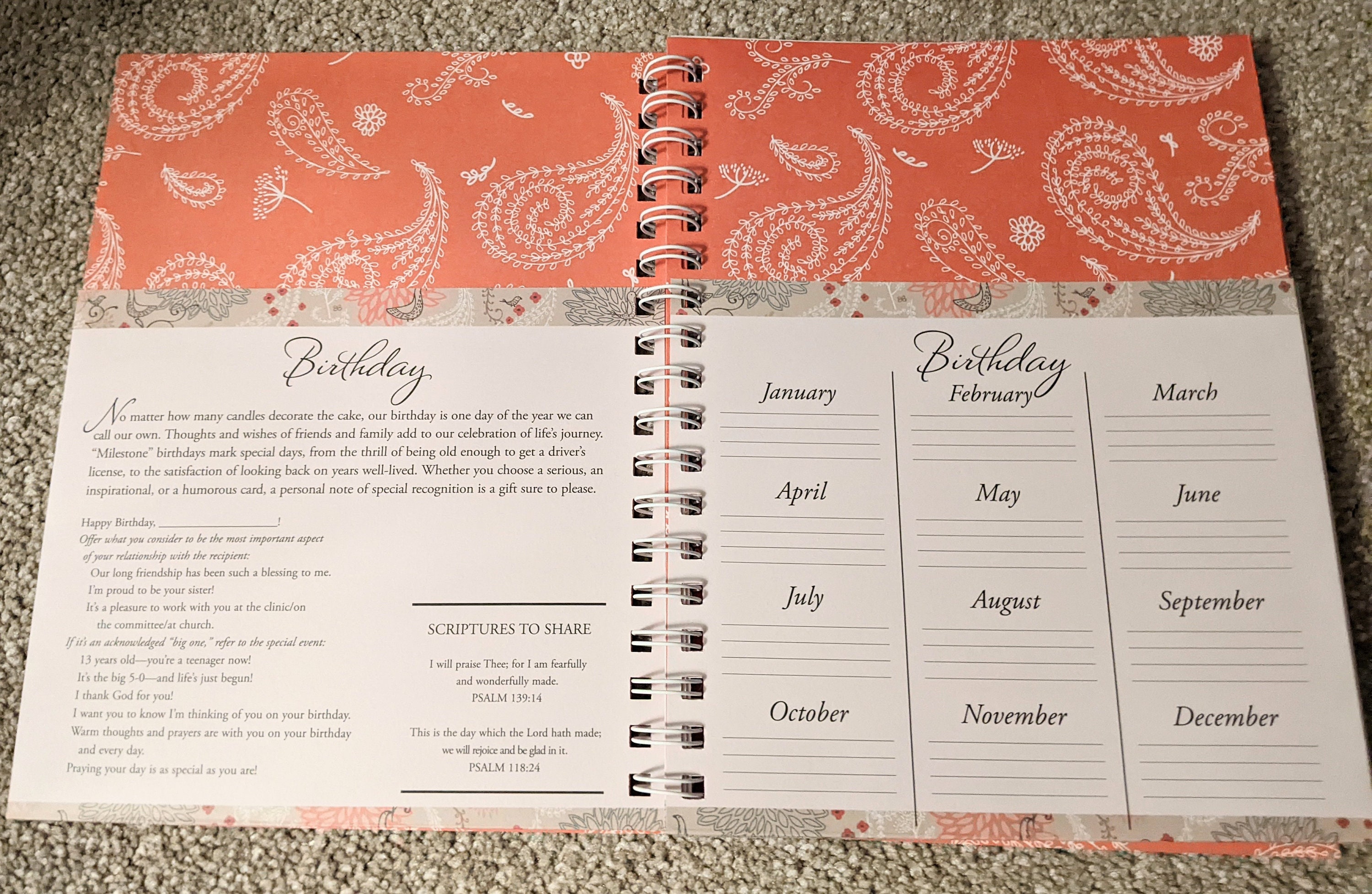 Vintage Greeting Card Holder and Small Address Book, Dayspring ...