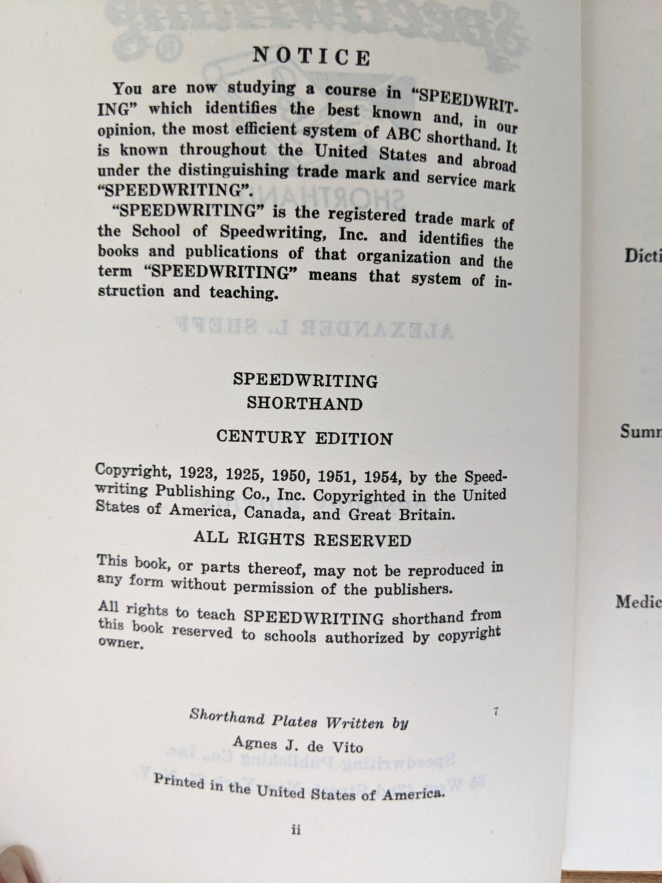 1954 Speedwriting Shorthand Dictionary Junk Journal Pages - Etsy