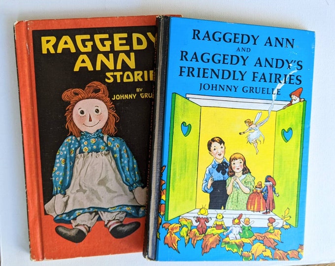 Vintage 1960s Raggedy Ann and Andy Books, Raggedy Ann Stories, Raggedy ...