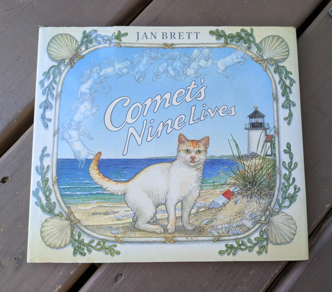 Vintage Jan Brett's Comet's Nine Lives Childrens Book, Hardcover ...