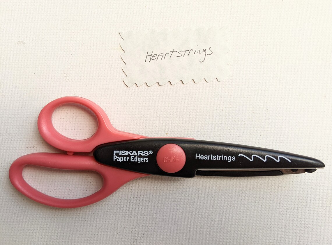 5 Pairs Fiskars Craft Scissors, Paper Edger Scissors, Mini Scallop ...