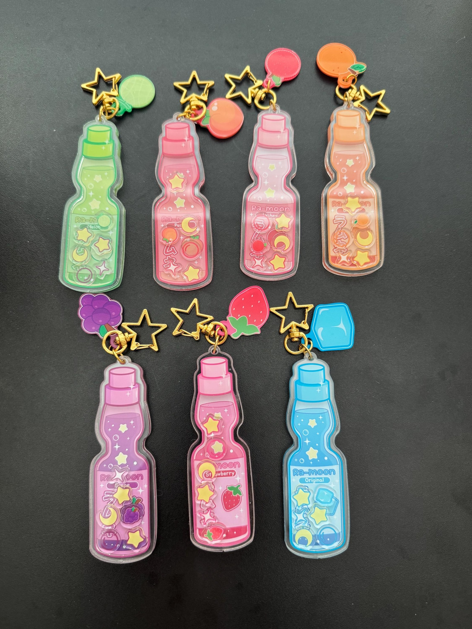 Ra-moon Shaker Keyring - Etsy