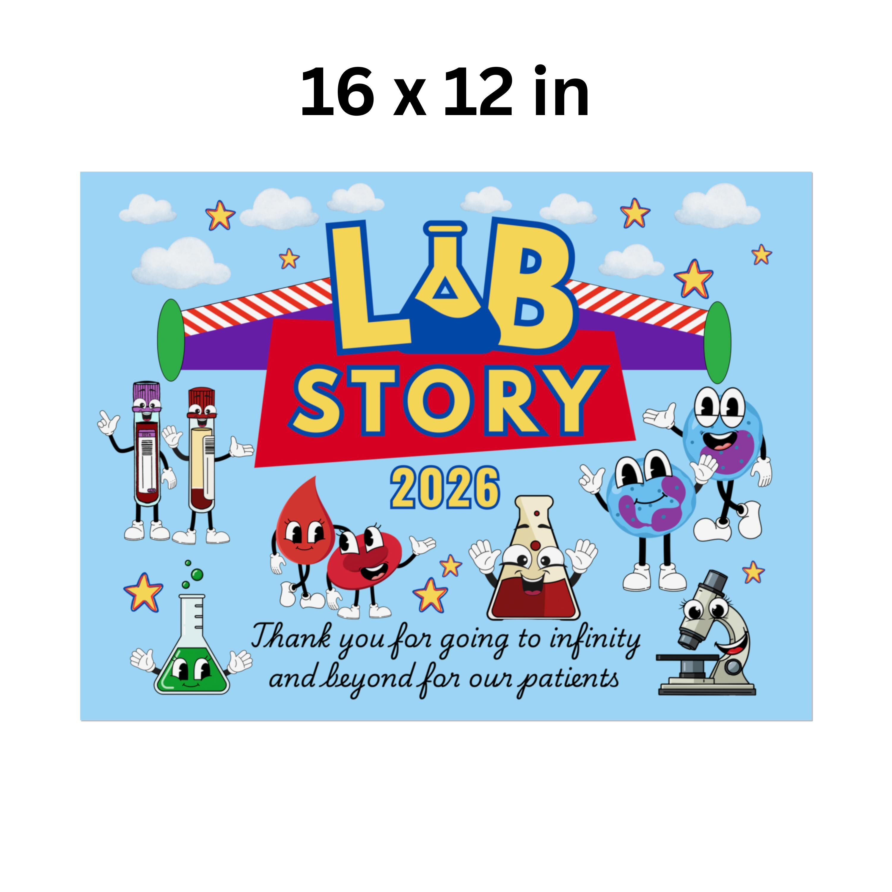 Lab Week Poster 2026: Lab Story Theme for Laboratory Decoration - Etsy