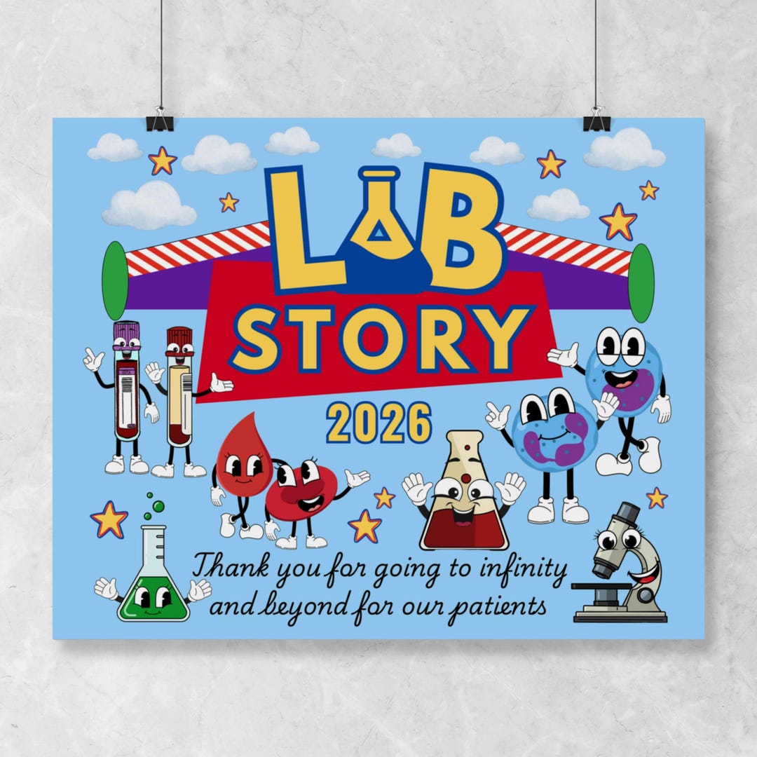Lab Week Poster 2026: Lab Story Theme for Laboratory Decoration - Etsy