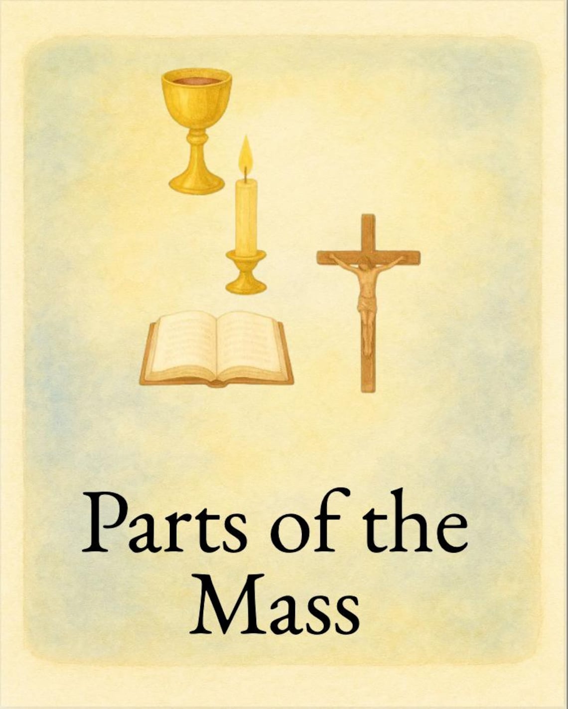 Parts of the Mass Printable | Catholic Homeschool Resource | Faith ...