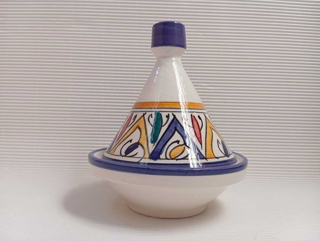 Mini Moroccan Tagine - Hand -painted Ceramic- Spice or Apetizer Dish - Etsy