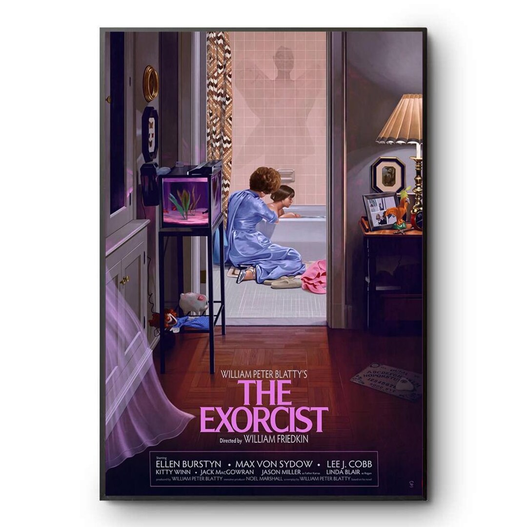 The Exorcist Movie Poster Classic Horror Film Art Print Wall Decor - Etsy
