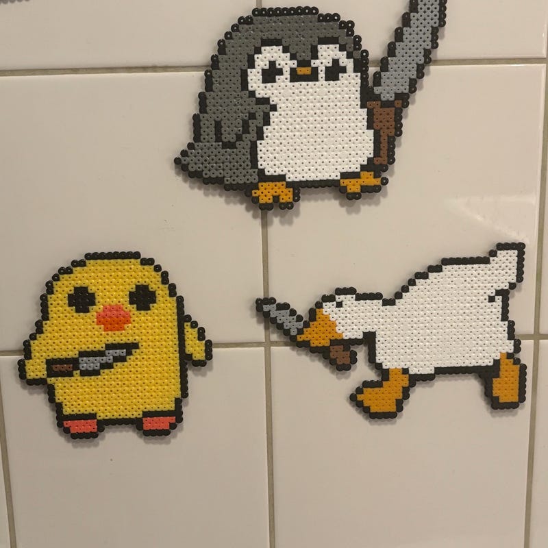 Perler Beads Birds - Etsy