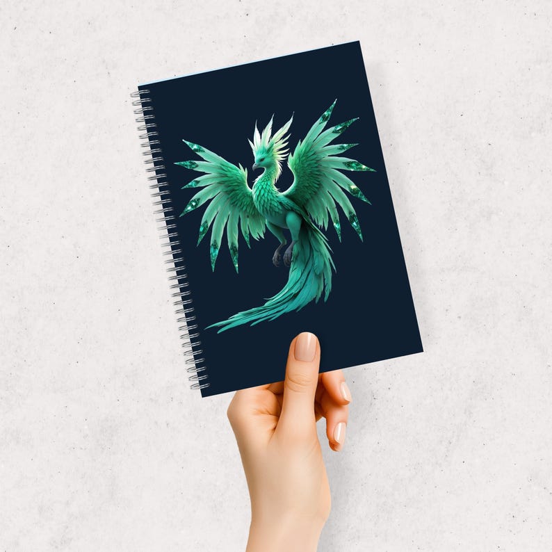 Fantasy Creatures Clipart Pack PNG | Crystal Griffin Birds | Magical ...
