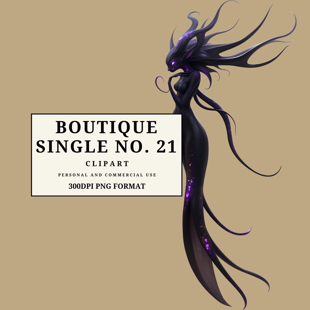 Celestial Shadow Spirit Clipart | Dark Cosmic Water Elemental PNG ...
