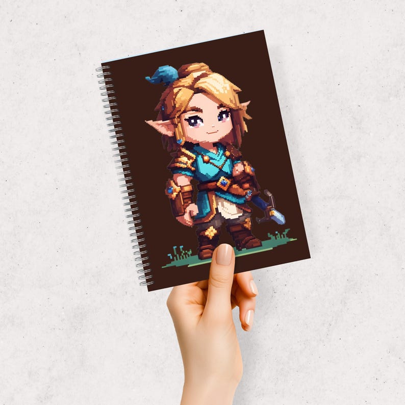 Pixel Fantasy Character Clipart Bundle | RPG Elf Wizard Knight PNG ...