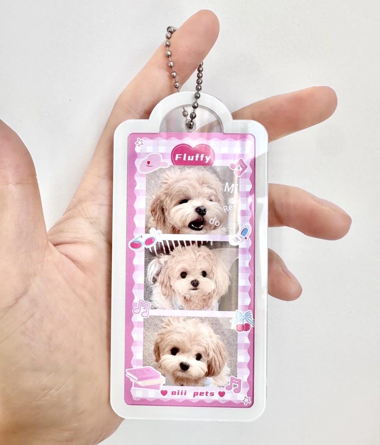 Customized Pet Photo Acrylic Keychain, for Pet Lovers - Etsy