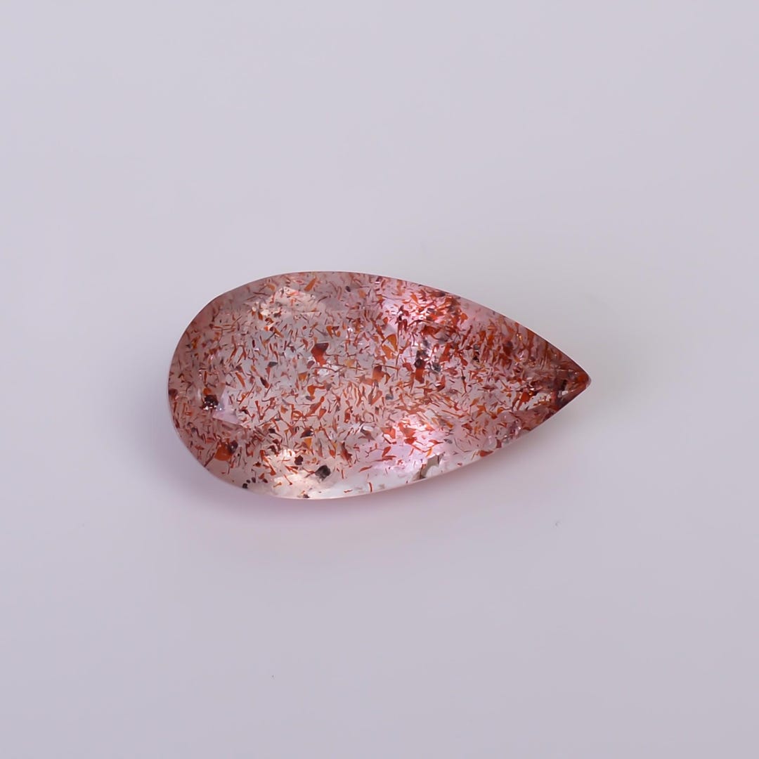 100% Natural Super Seven Cut Stone, Pear Shape Loose Gemstone Size ...