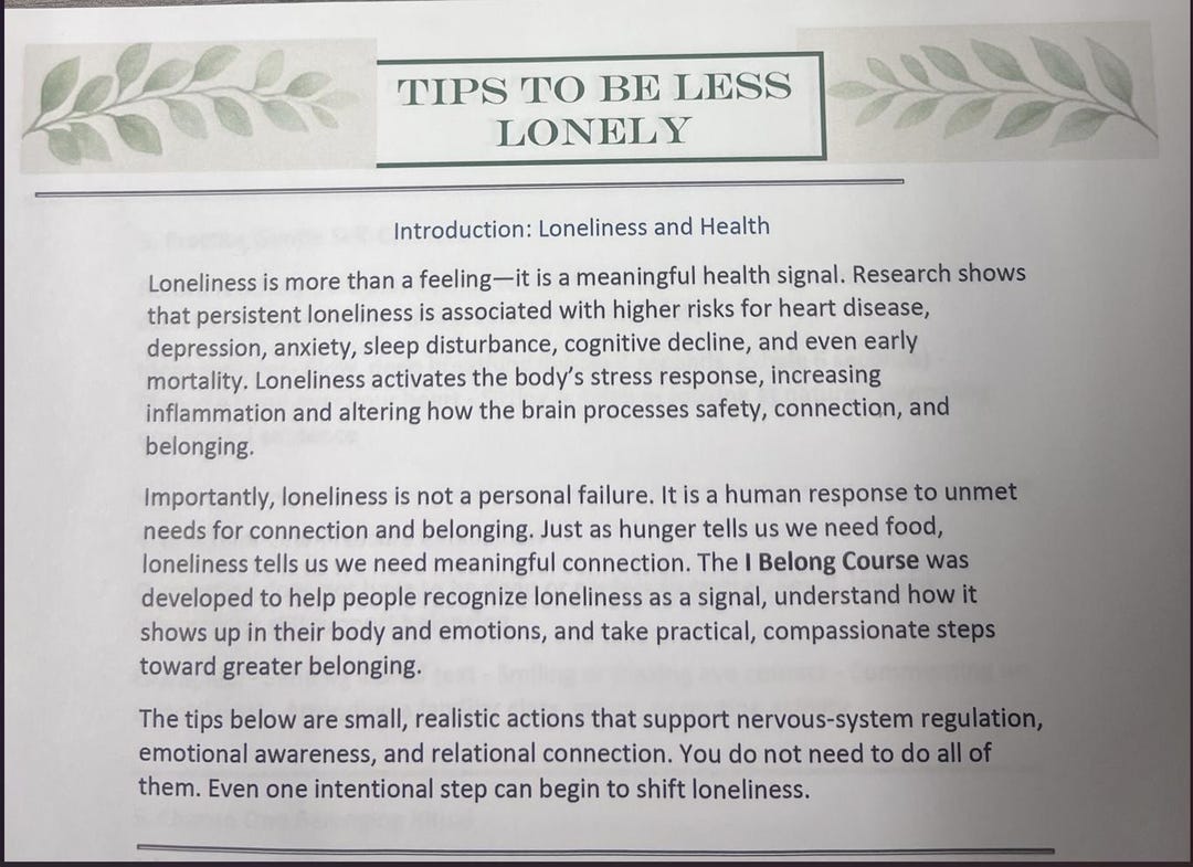 Loneliness Guide: Seven Tips to Be Less Lonely - Etsy