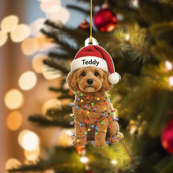 Cockapoo Christmas Decorations - Etsy UK