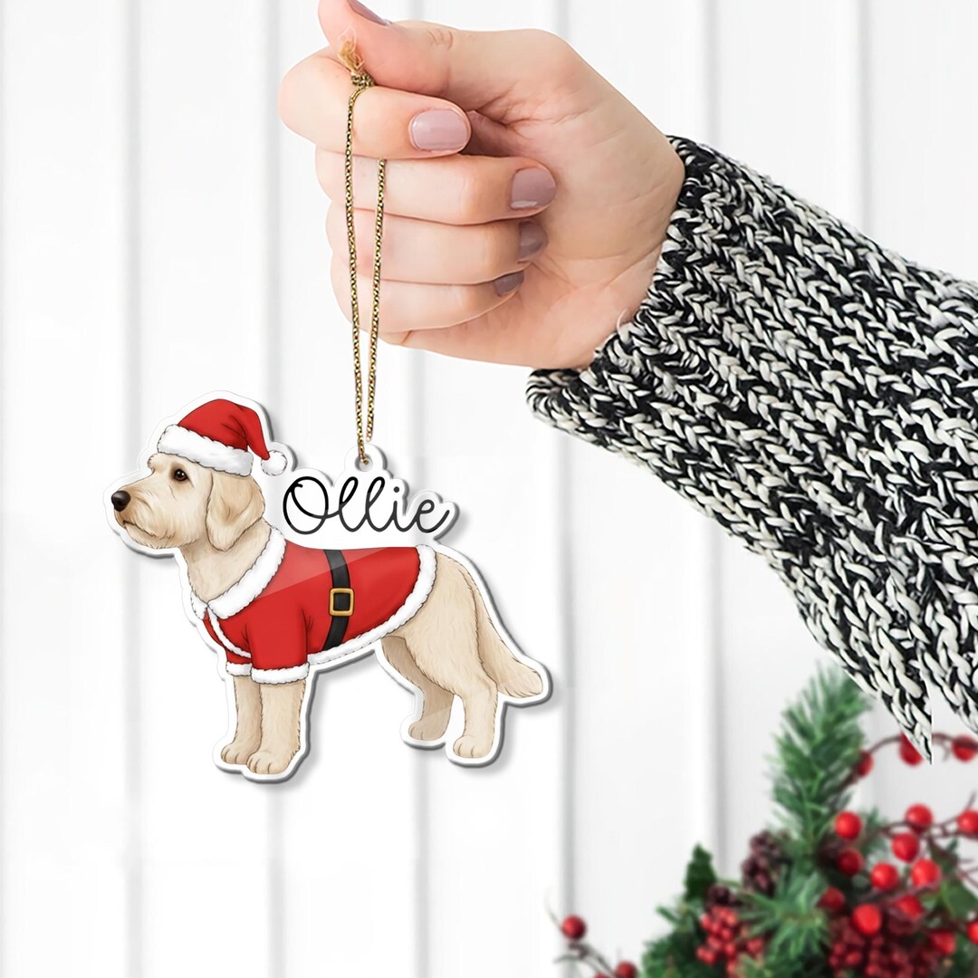 Custom Labrador Retriever Christmas Tree Decoration | Personalized Dog ...