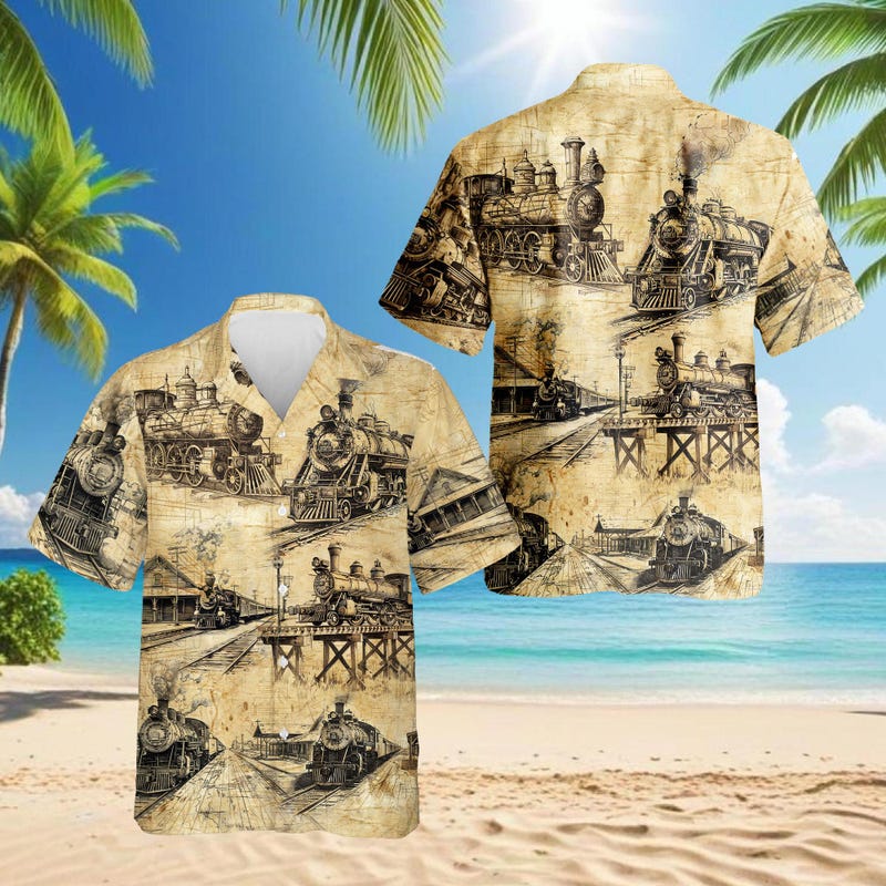 Railroad Engine Shirts - Etsy UK