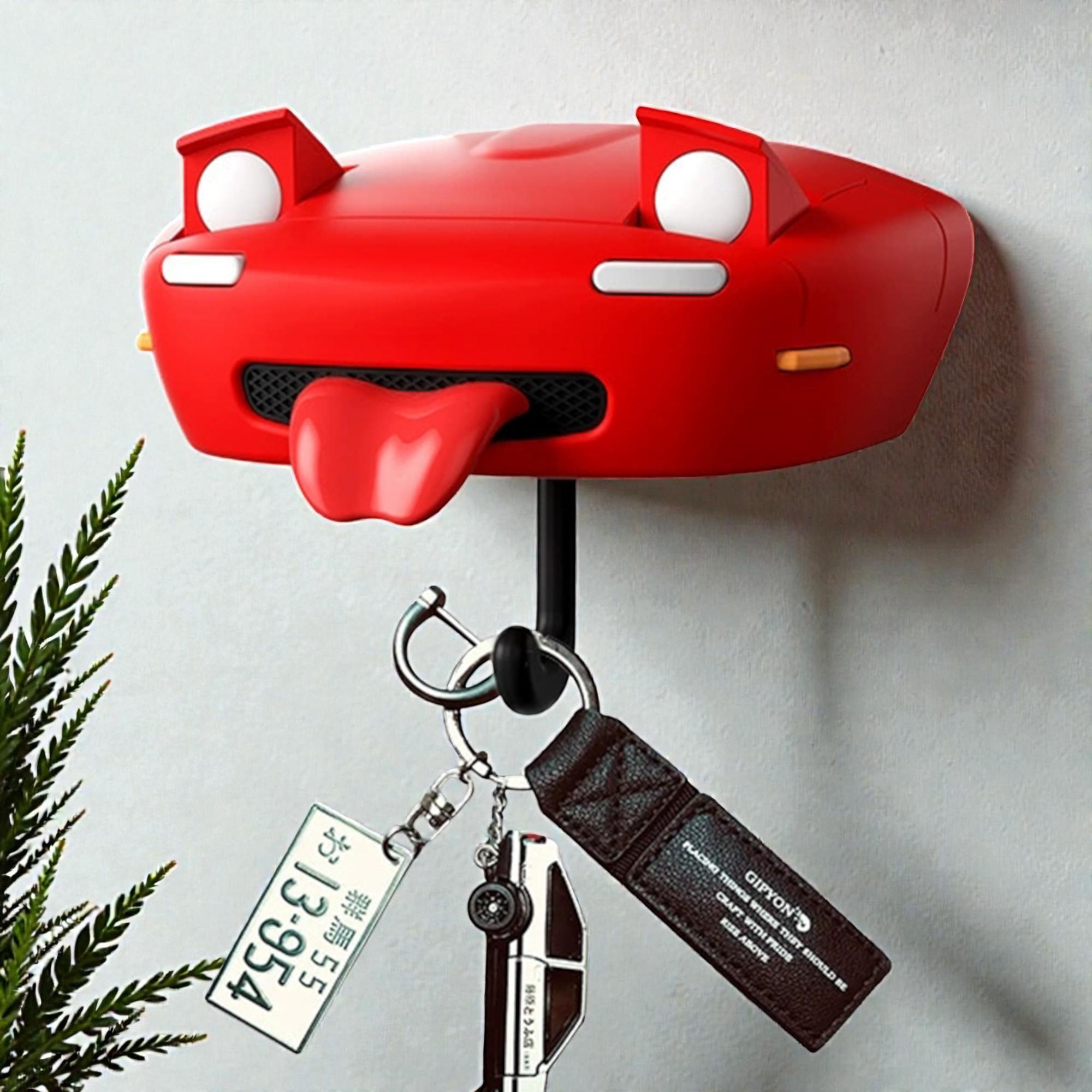 AE86 Car Headlight Key Holder – Creative Wall Hook Keychain Rack, JDM ...