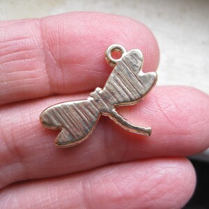 4 Dragonfly Charms in Blue Yellow Red Black and Gold - C3442 - Etsy