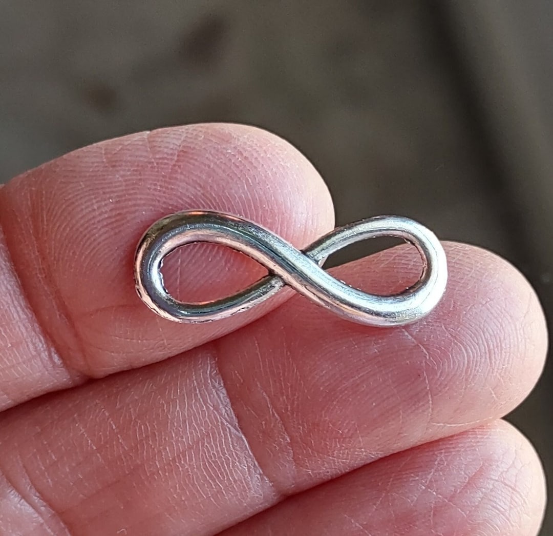 10 Infinity Symbol Charms in Silver Tone - C1473 - Etsy