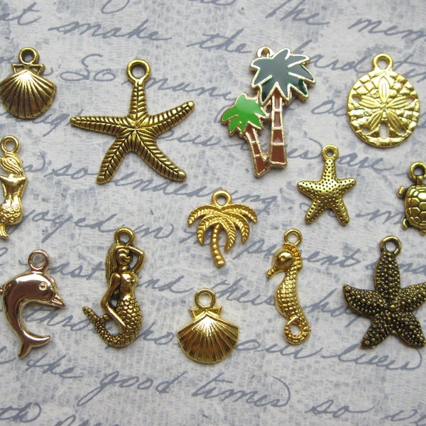Beach Charms - Etsy