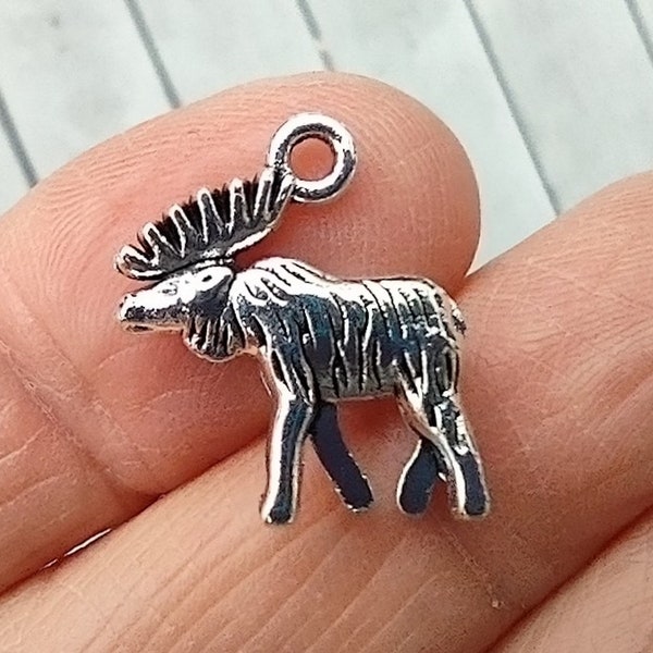Moose Charm - Etsy